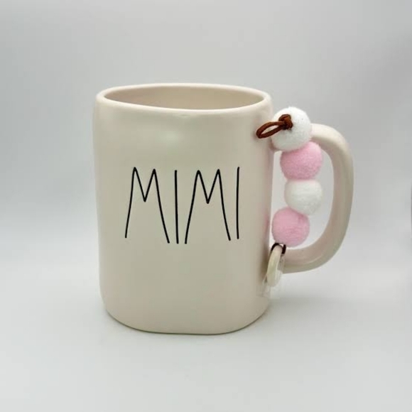 Rae Dunn | Dining | Rae Dunn Mimi With Pom Poms Mug | Poshmark